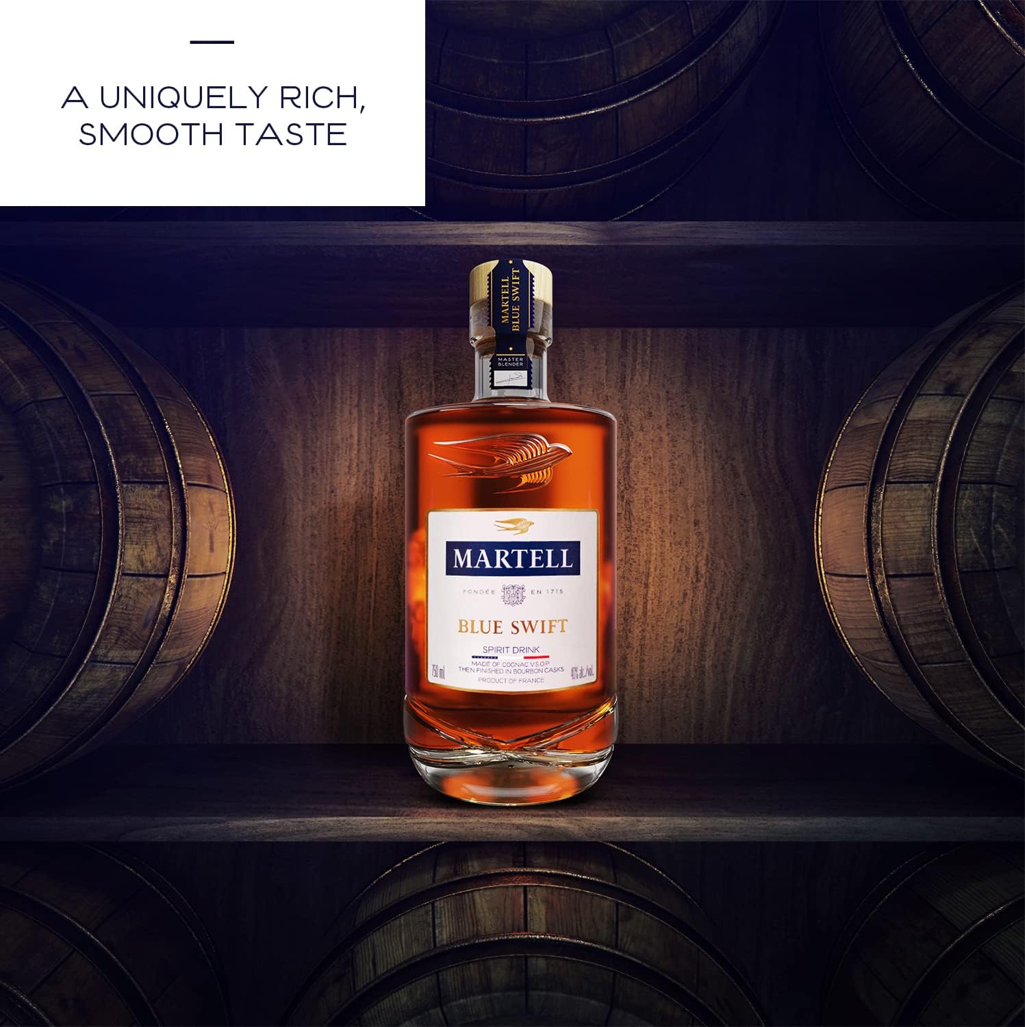 Martell Blue Swift Cognac - 40% 70cl