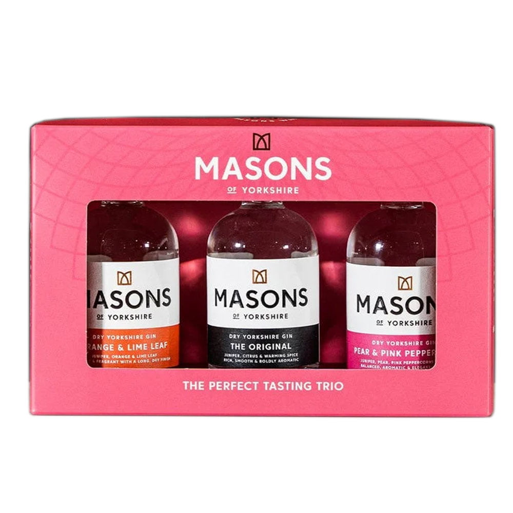 Mason Pink Gin Gift Set 3x5cl