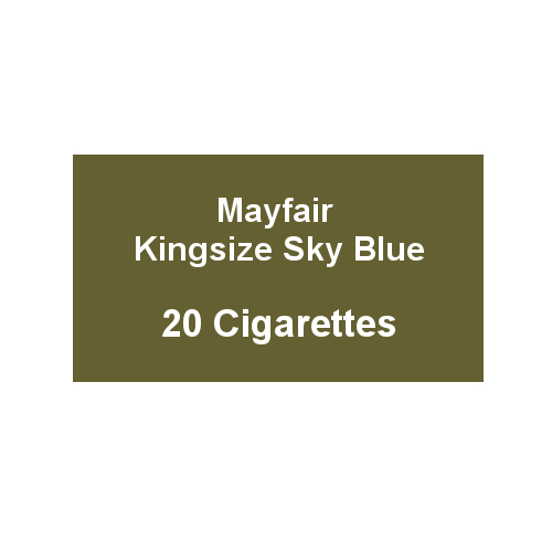 Mayfair Kingsize Sky Blue Cigarettes - 1 Pack of 20