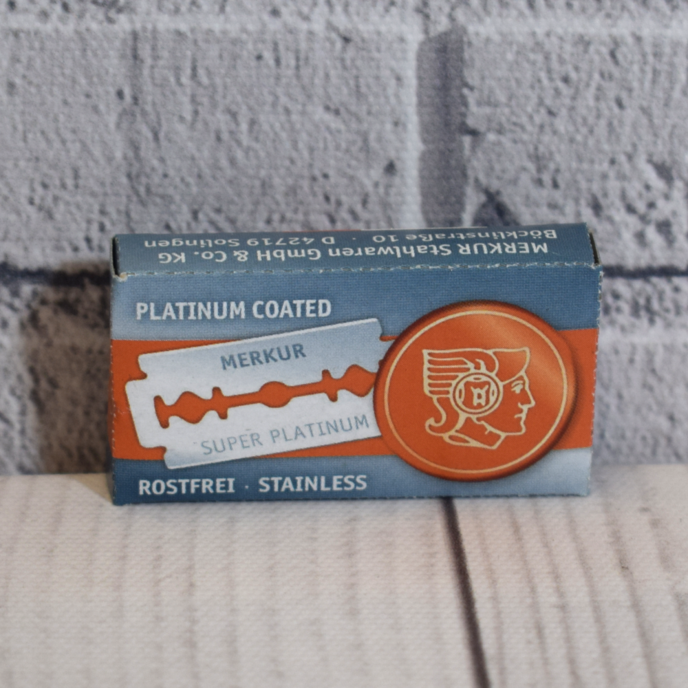 Merkur Platinum Double Edge Razor Blades 10 Pieces