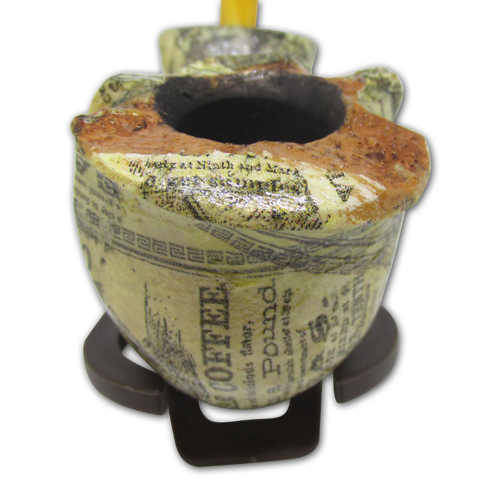 Erik Nording Freehand Harmony Yellow Stem 02 Pipe