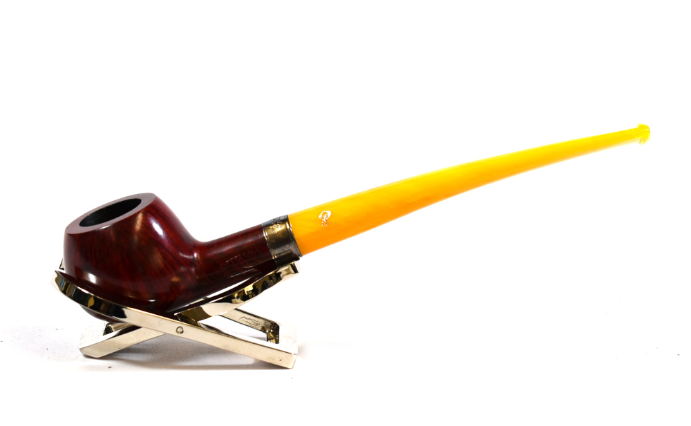 Peterson Classic Slimline 406 Silver Mounted Fishtail Pipe (PE1486)