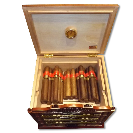 Partagas Factory Humidor – 45 Cigars and Partagas El Libro Book in the ...