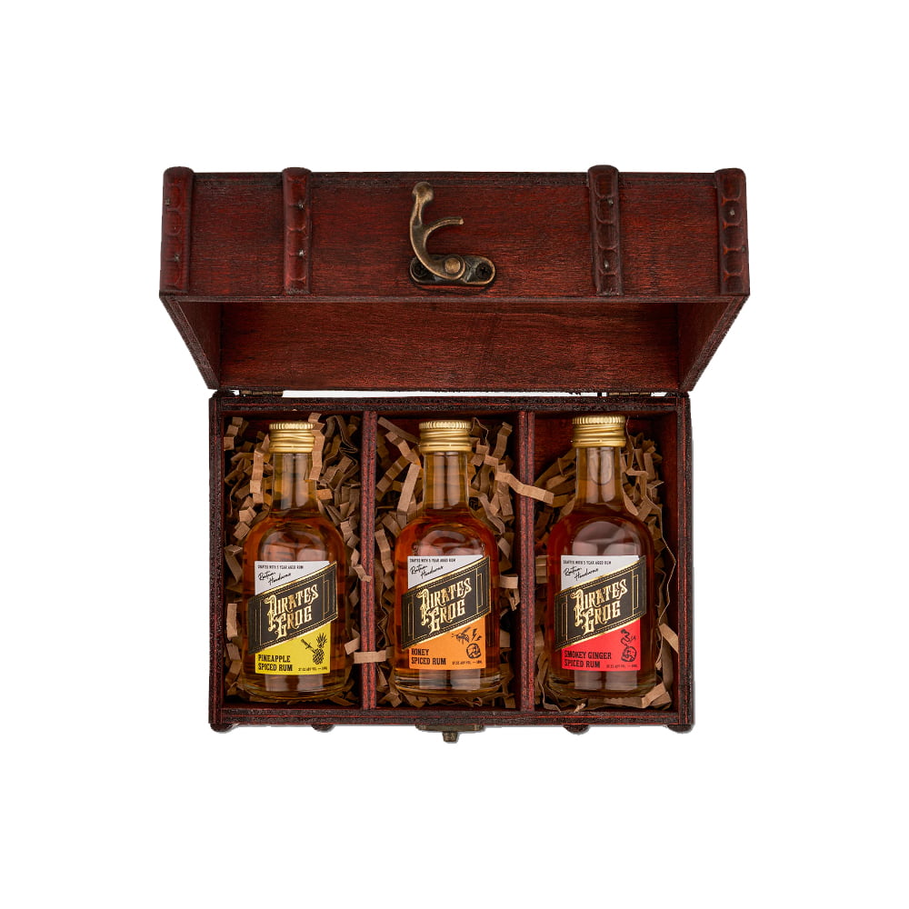 Pirates Grog Tropical Horizon Chest 3 x 5cl Gift Set