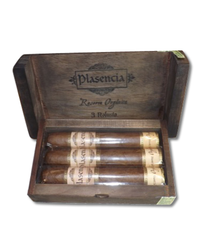 Plasencia Organic Cigars – Robusto Sampler Box – 3 cigars
