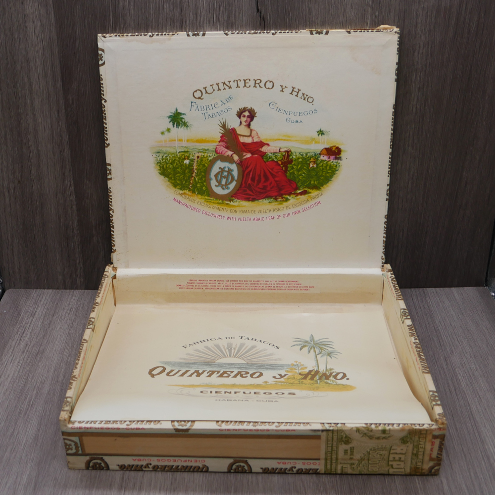 Empty Quintero y Hno Vintage Churchill Box