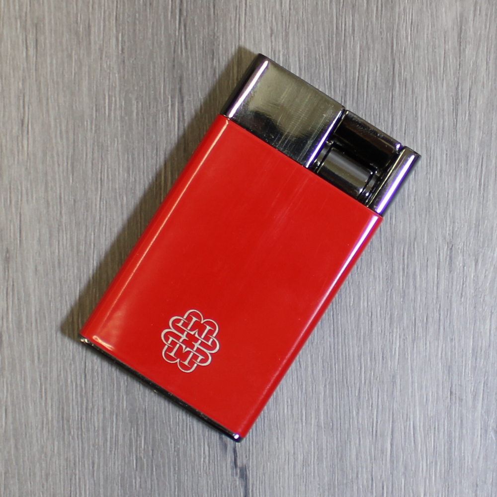 SLIGHT SECONDS - Peter James Red Iconic Ultra Slim Torch Flame Lighter