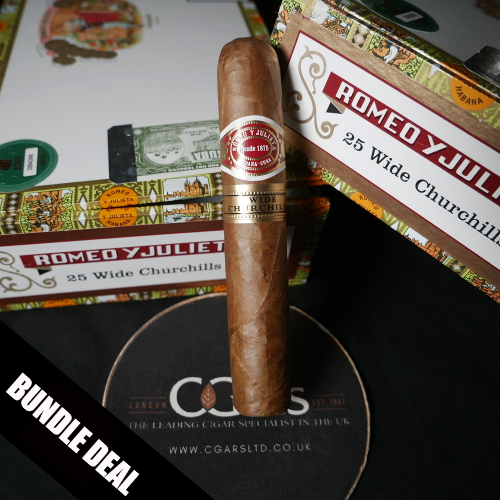 Romeo y Julieta Wide Churchill Cigar - 2 x Box of 25 (50) Bundle Deal