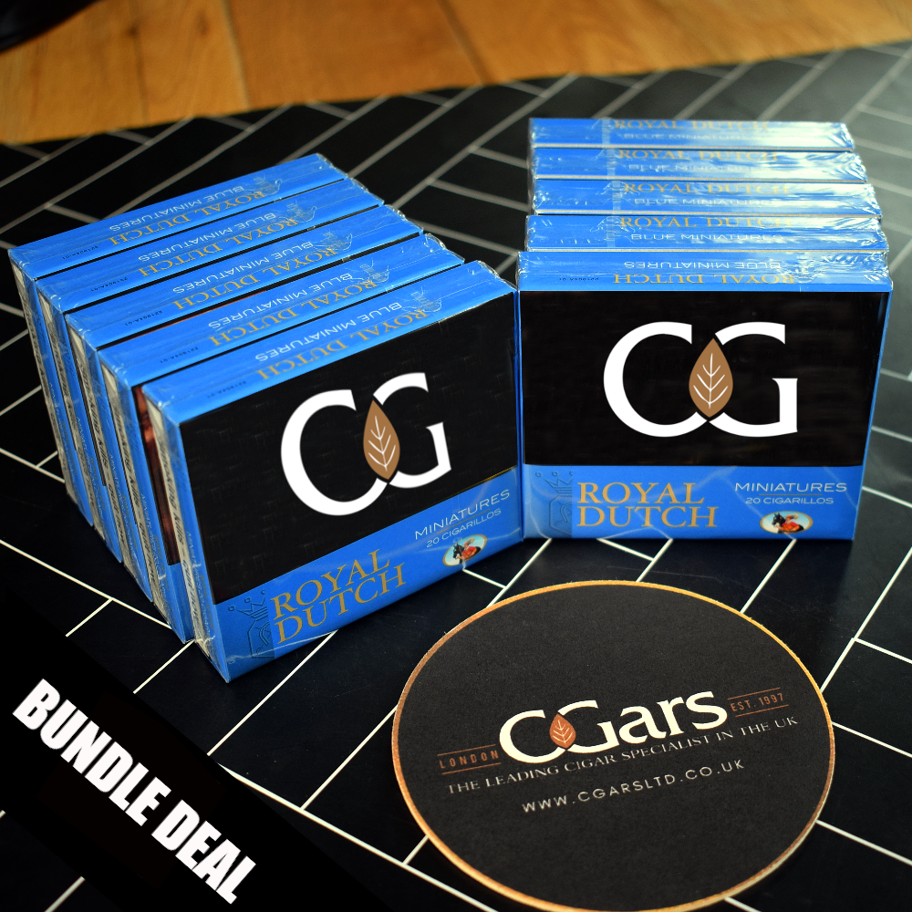 Ritmeester Royal Dutch Miniature Blue - 10 Packs of 20 (200) Bundle Deal