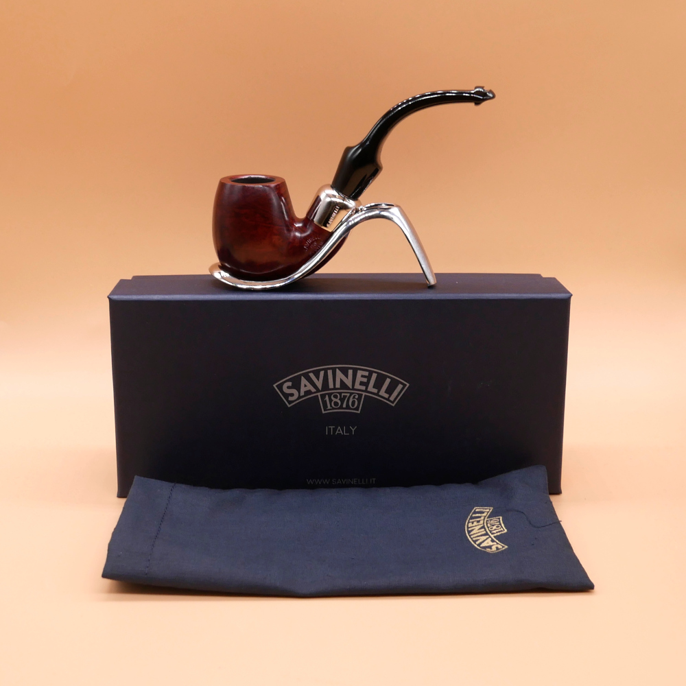 Savinelli Dry System 613 Smooth 6mm Filter P Lip Pipe (SAV1766)
