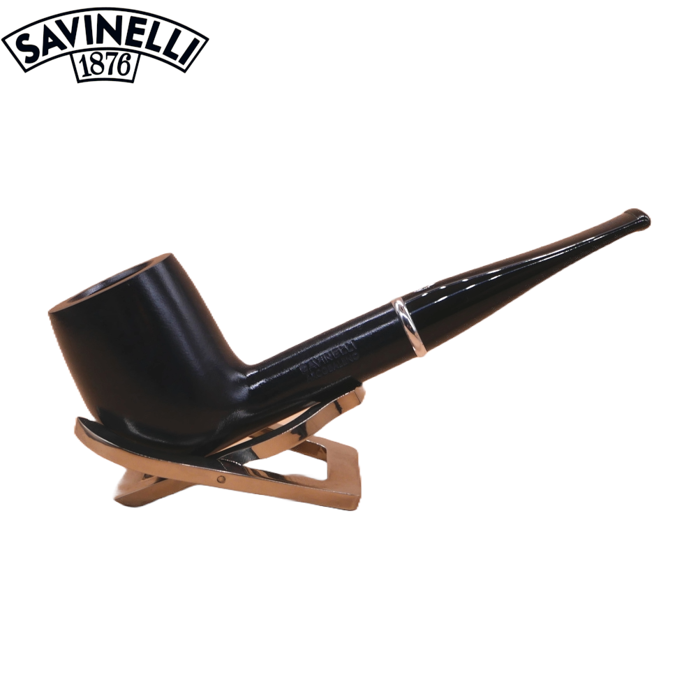 Savinelli Arcobaleno Blue 111 Smooth Straight 6mm Filter Fishtail Pipe ...