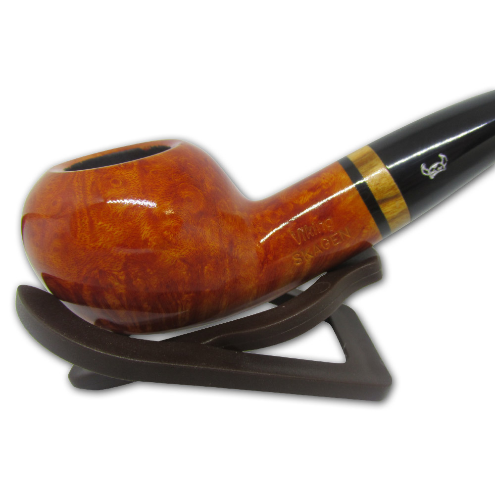 Viking Skagen Virgin Smooth Prince Half Bent Pipe
