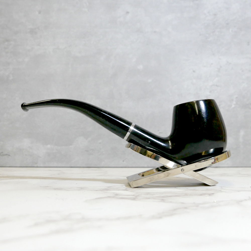 Stanwell Black Diamond Polished Model 83 Fishtail Pipe (ST177)