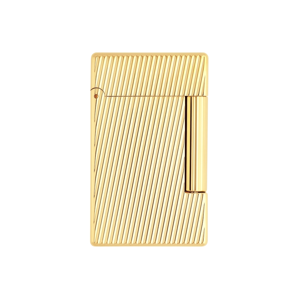 ST Dupont Lighter - Initial - Gold Diagonal Palladium