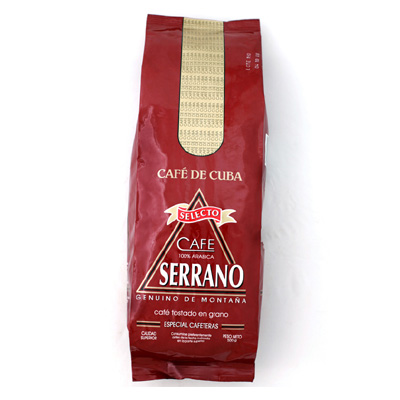Serrano Selecto Roasted Beans – Cuban Coffee 500g