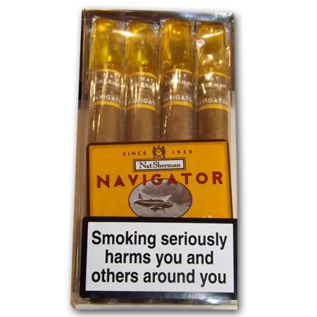 Nat Sherman - Navigator (Tipped Cigar/Handmade) - Pack of 4