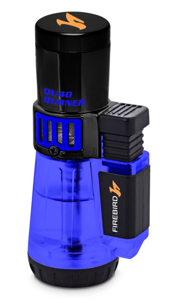 Firebird Qu4d Burner Jet Flame Lighter - Blue
