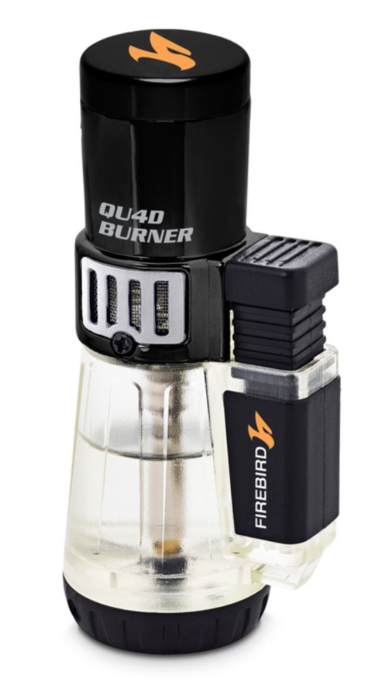 Firebird Qu4d Burner Jet Flame Lighter - Clear