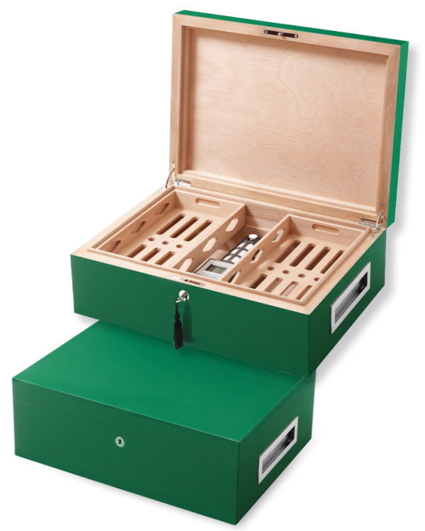 Villa Spa Cigar Humidor – up to 200 cigars capacity – Green