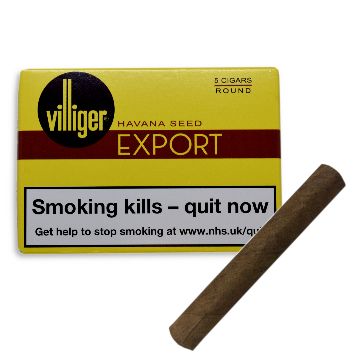 Villiger Export Round Cigar - Pack of 5 + 1 Single Cigar