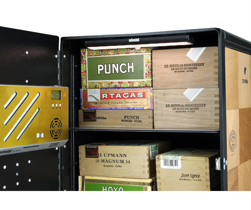 Adorini Cigar Cabinet Trolley Humidor - 800 Cigar Capacity