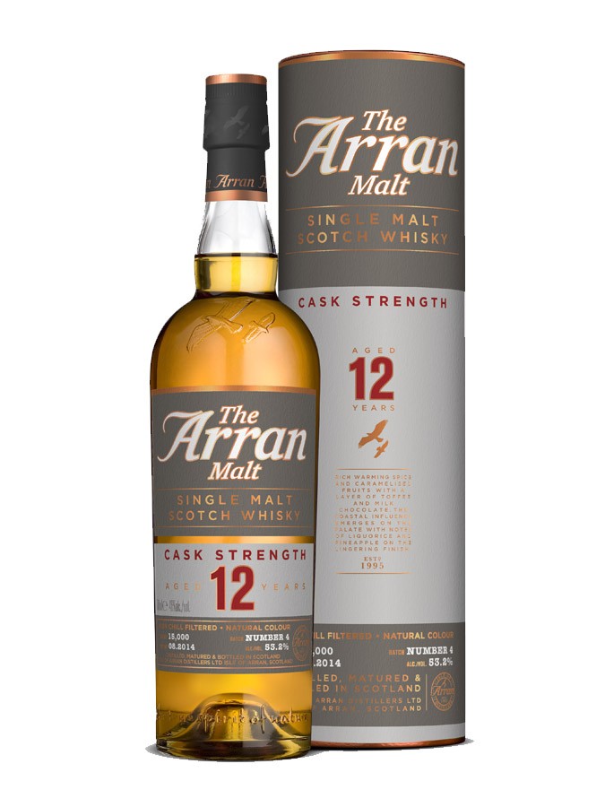Arran 12 Year Old Single Malt Cask Strength Whisky - 70cl