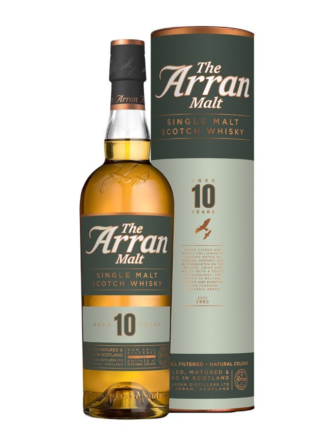 Arran 10 Year Old Single Malt Scotch Whisky - 70cl 46%