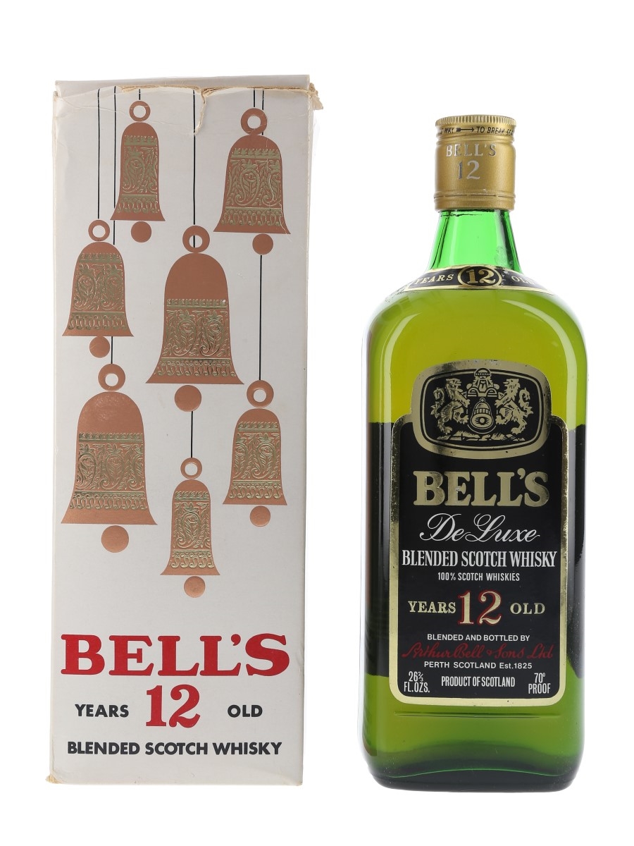 Bells 12yo Deluxe 60s/70s Blended Scotch - 70 Proof 26 2/3 FL. OZS
