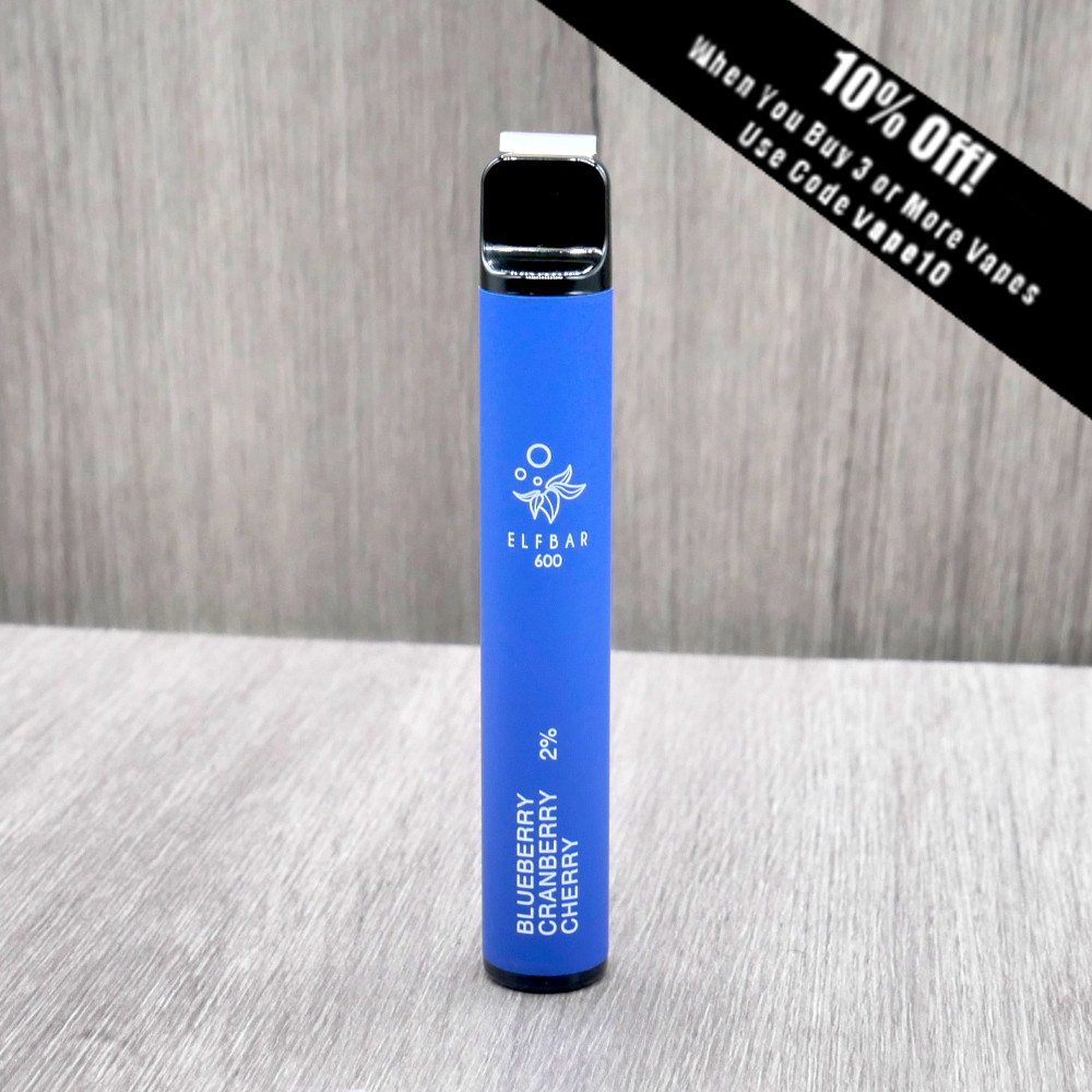 Elf Bar 600 Disposable Vape Bar - Blueberry Cranberry Cherry