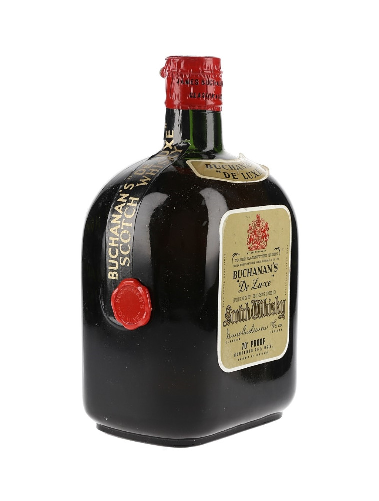 Buchanans De Luxe Spring Cap Bottled 1950s - 40% 75.7cl