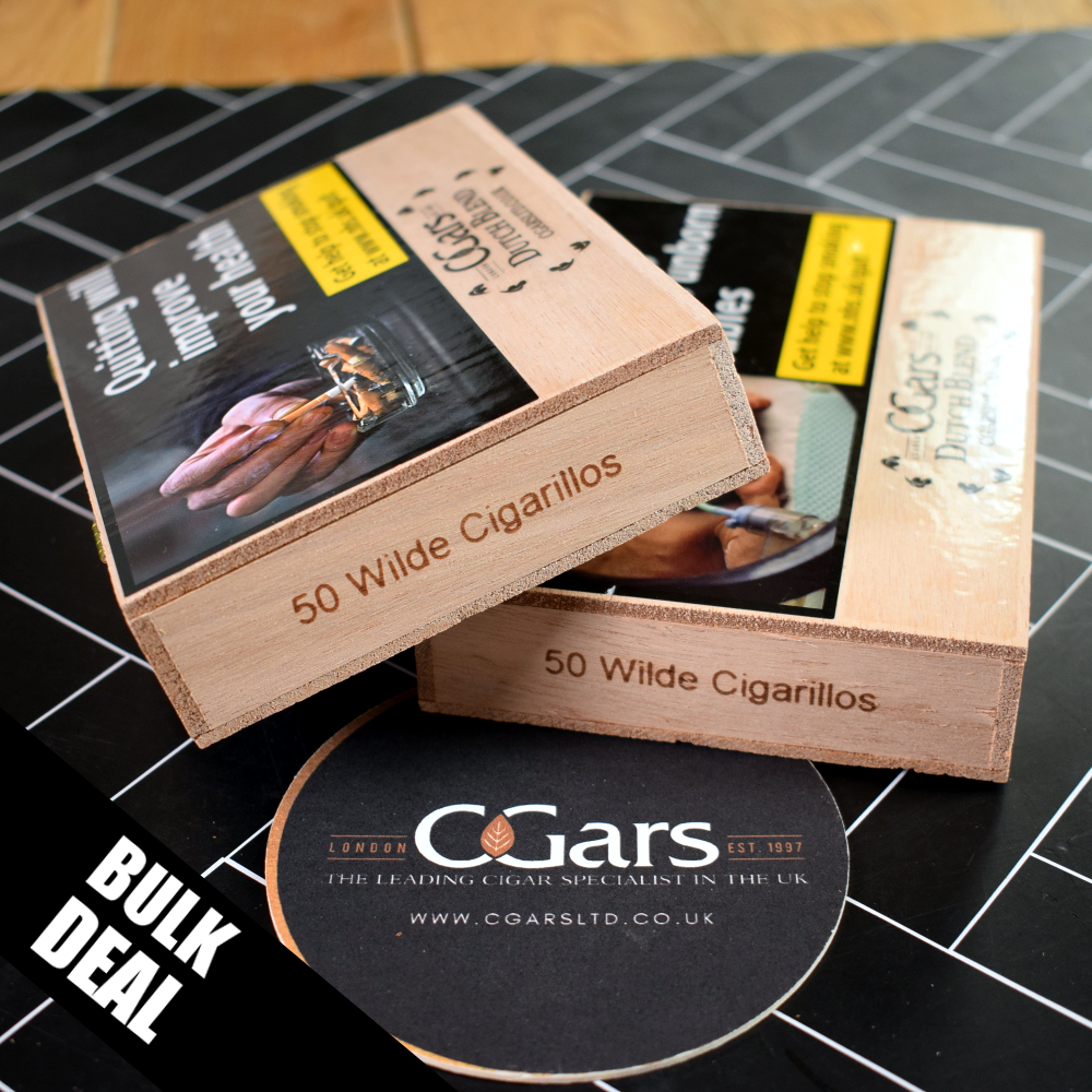 C.Gars Ltd Dutch Blend Wilde Cigarillos - 2 x Box of 50 (100) Bundle Deal