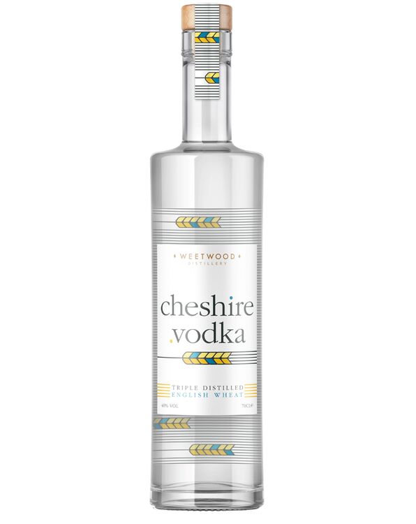 Cheshire Triple Distilled Vodka - 40% 70cl