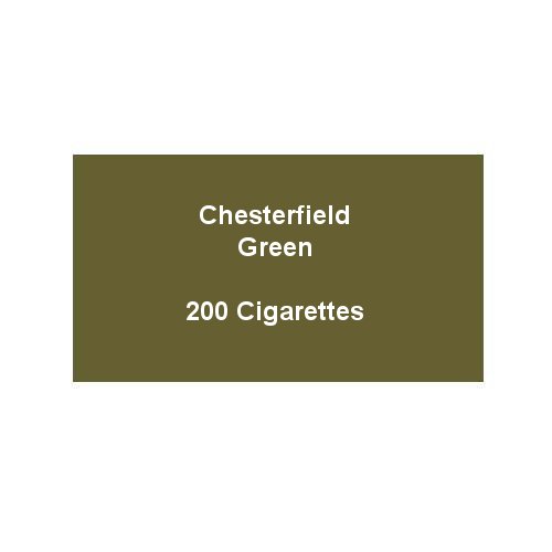 Chesterfield Green Super King Cigarettes - 10 packs of 20 cigarettes (200)