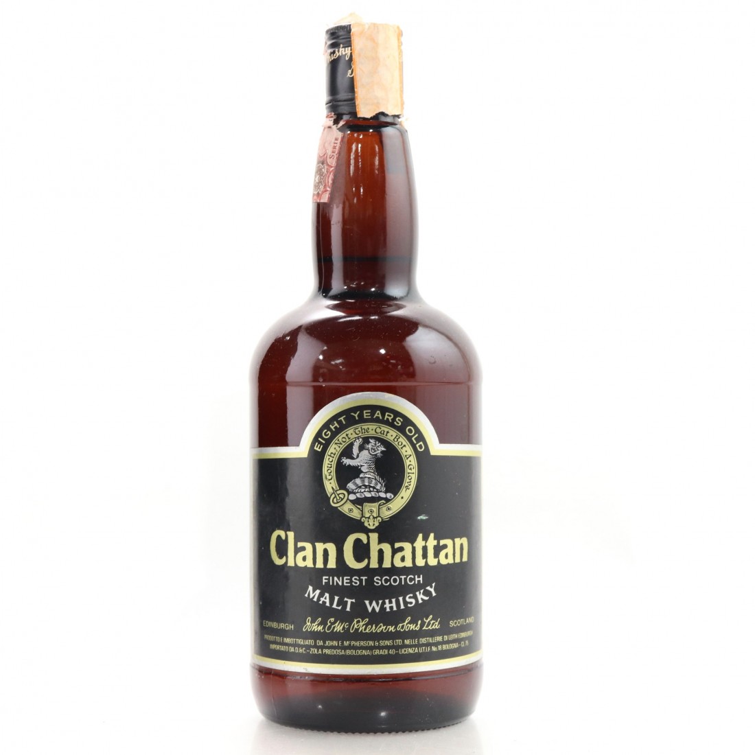Clan Chattan 8 Year Old 1970s Finest Scotch - 40% 70cl