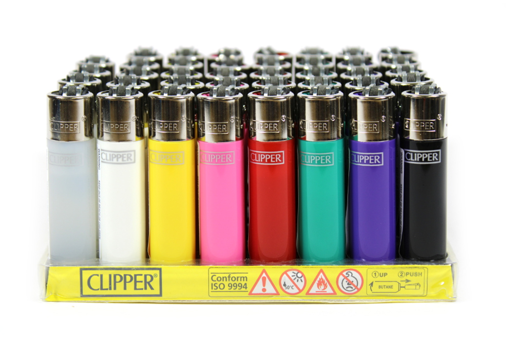 Clipper Solid Purple Lighter