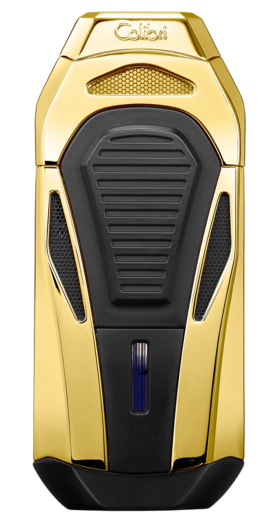 Colibri Boss Triple Flame Lighter - Polished Gold