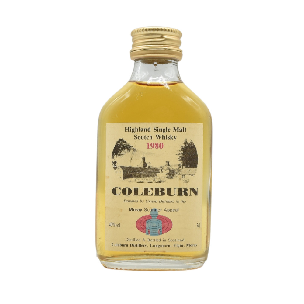 Coleburn 1980s Moray Scanner Appeal Whisky Miniature - 40% 5cl
