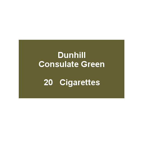 Dunhill Consulate Menthol King Size - 1 packs of 20 cigarettes (20)