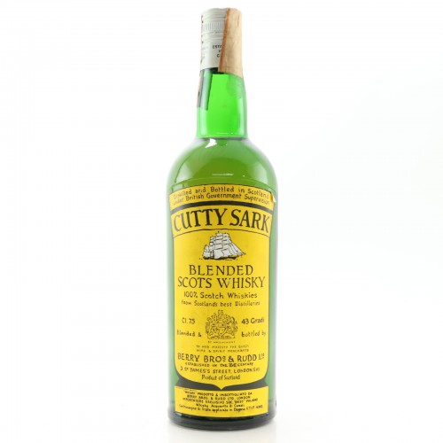 Cutty Sark 1970s Blended Scots Whisky - 75cl 43%