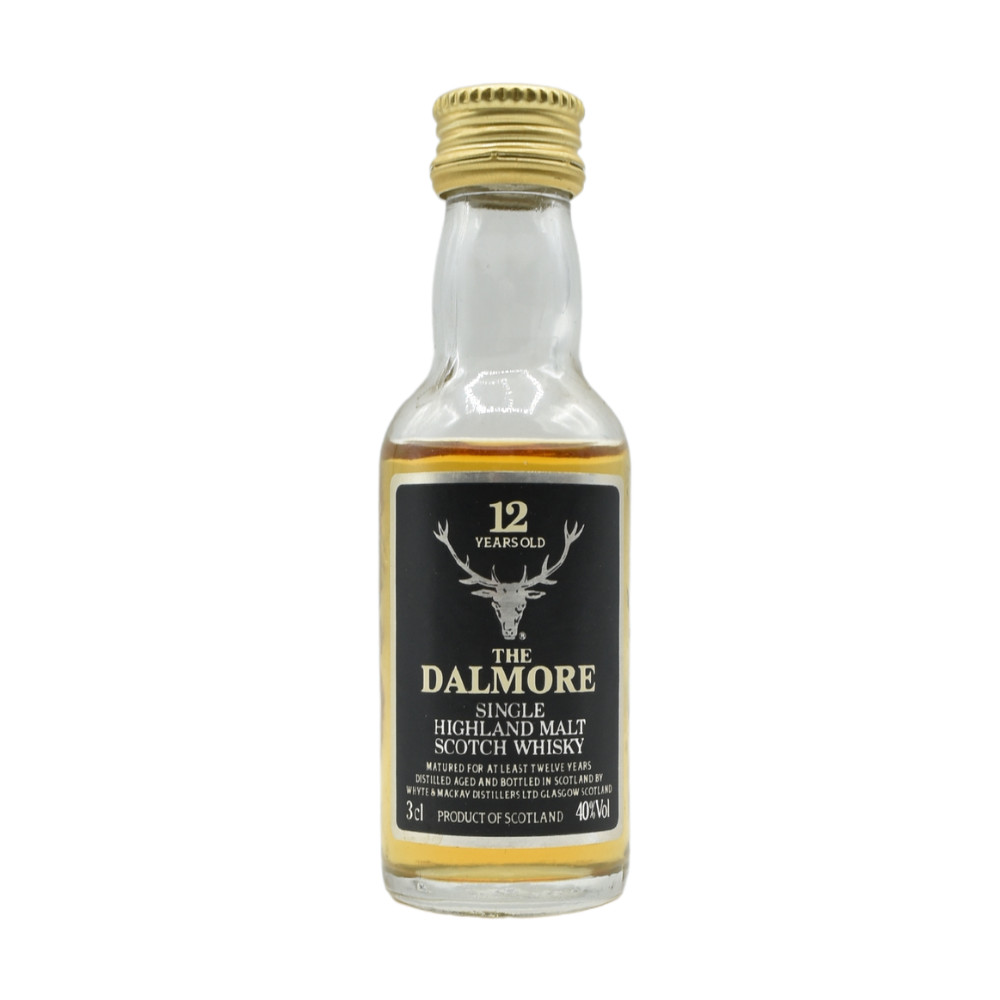 Dalmore 12 Year Old 1990s Whisky Miniature - 40% 3cl