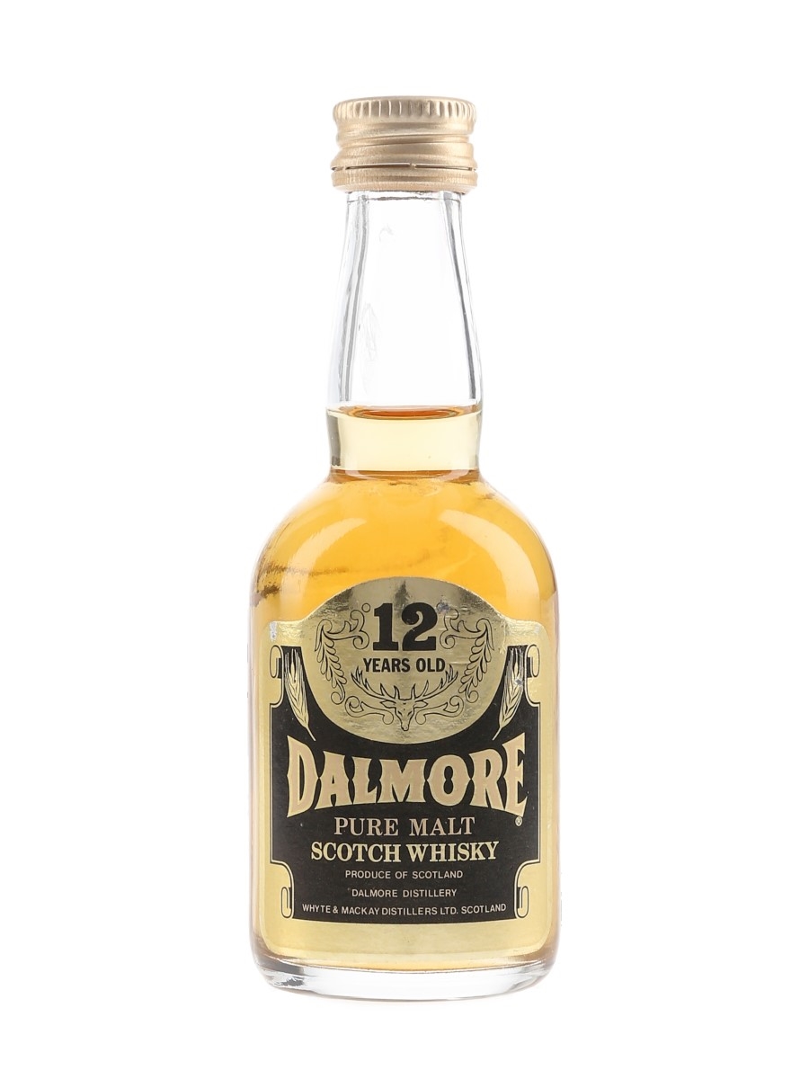 Dalmore 12 Year Old 1980s Pure Malt Whisky Miniature - 5cl