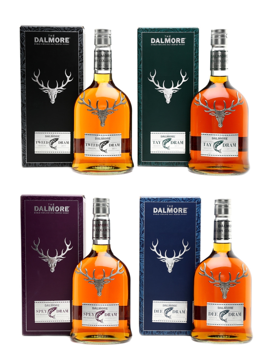 Dalmore Rivers Collection 4x70cl 2011 Release - 4x70cl