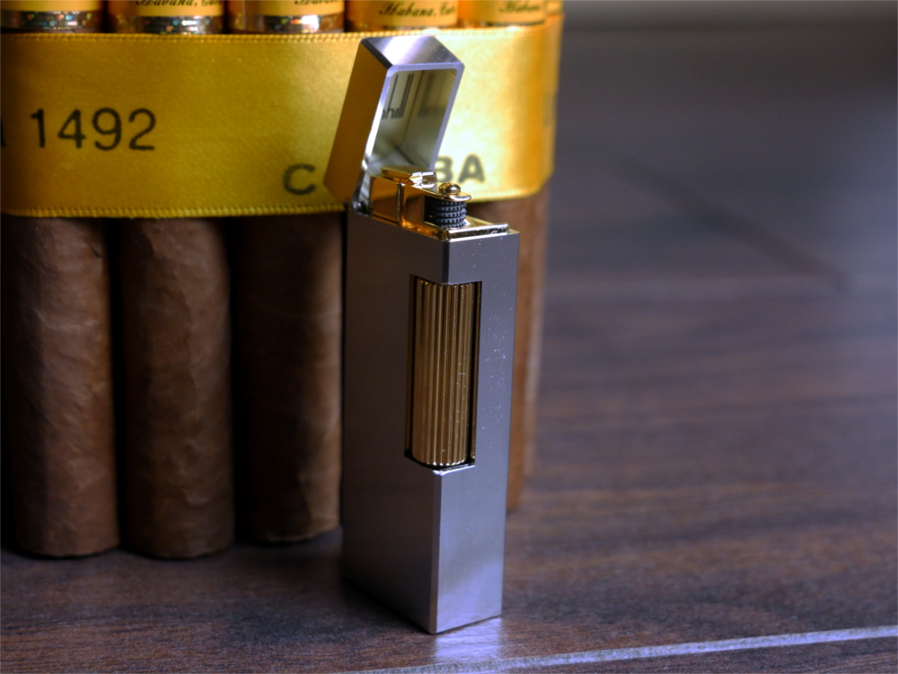 Dunhill Rollagas Lighter - BiColour Palladium
