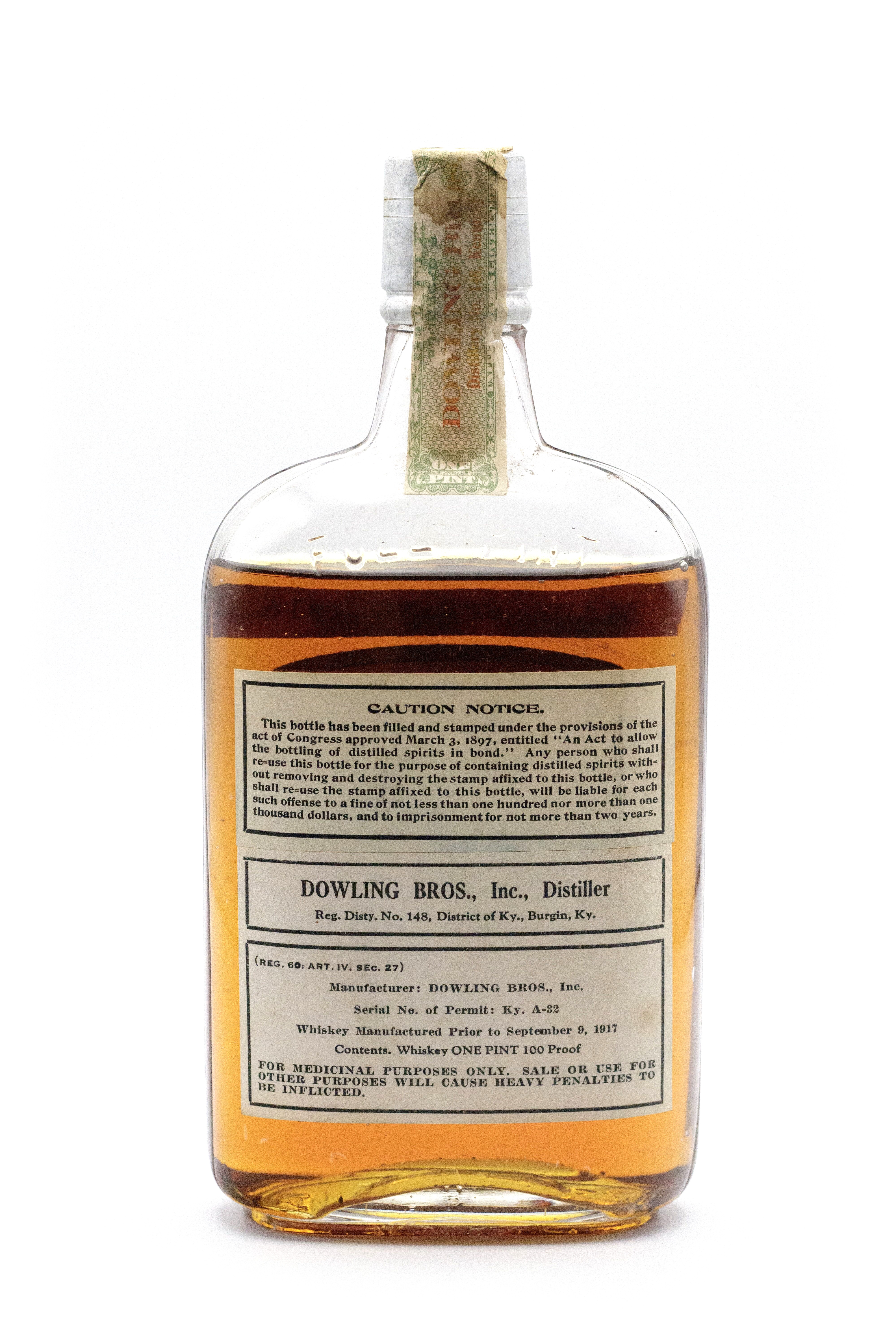 Echo Spring 1916-1922 Pre-Prohibition Bourbon - 47.3cl 50%