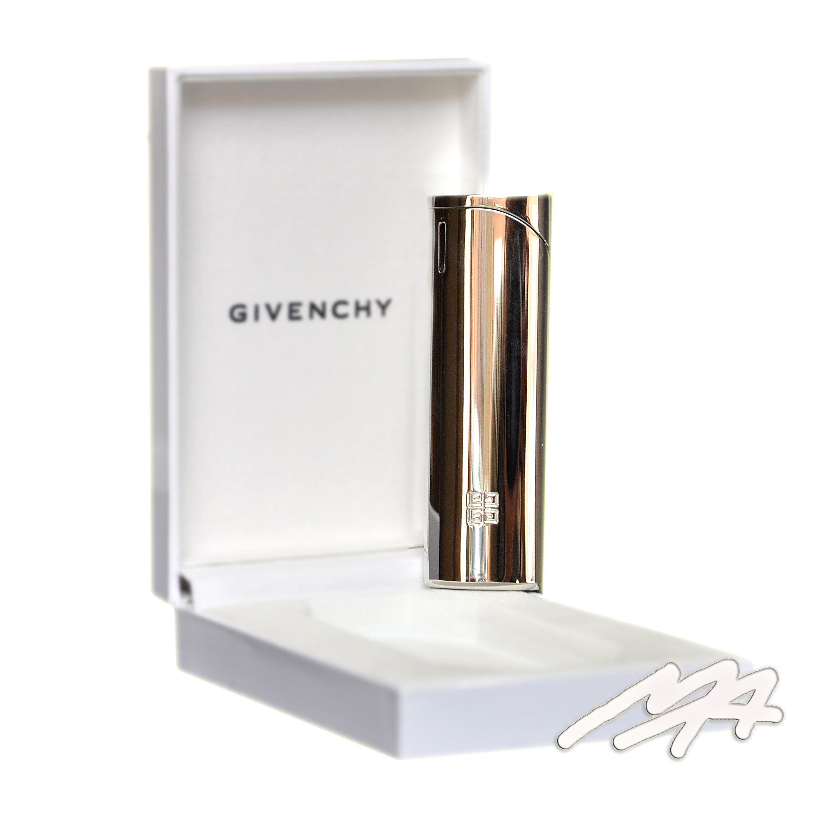 Givenchy Piezo Electric Satin Chrome Lighter