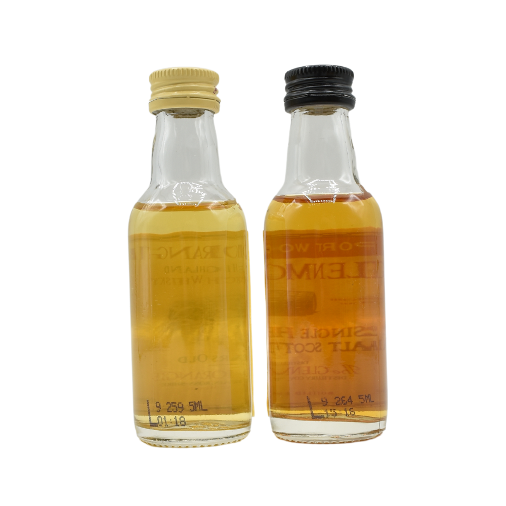 Glenmorangie 10 Year Old & Port Wood 2x5cl Miniatures with Tin