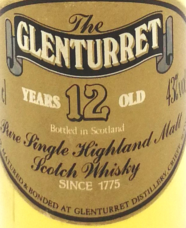 Glenturret 12 Year Old Single Malt Scotch Whisky Miniature - 5cl 43%