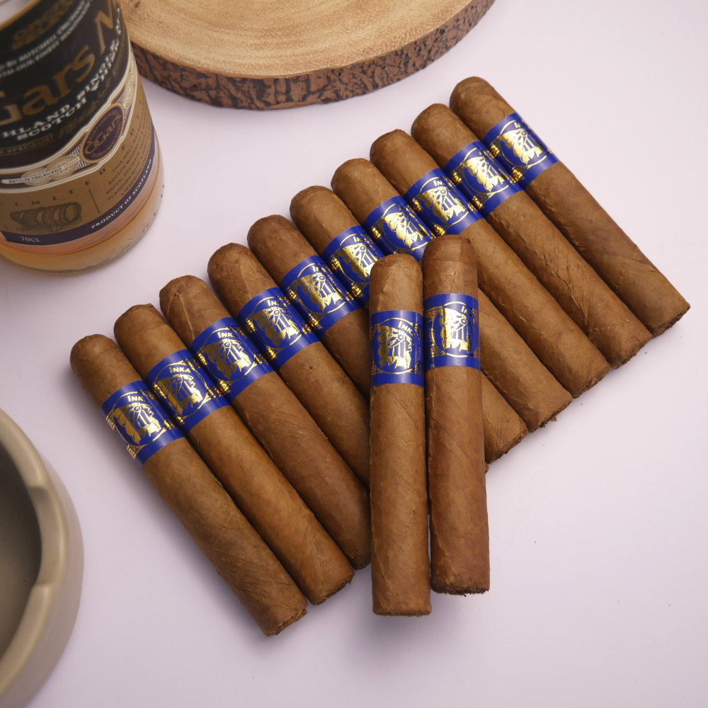 Humidor Top Up - Inka Secret Blend Blue Robusto Cigar Sampler - 12 Cigars