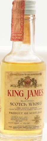 King James Blended Scotch Whisky Miniature - 5cl