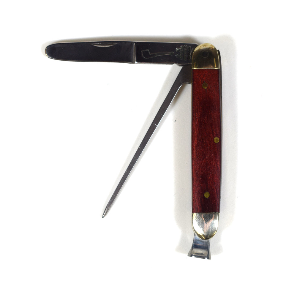 Rodgers Sheffield Luxury Pipe Knife - Redwood